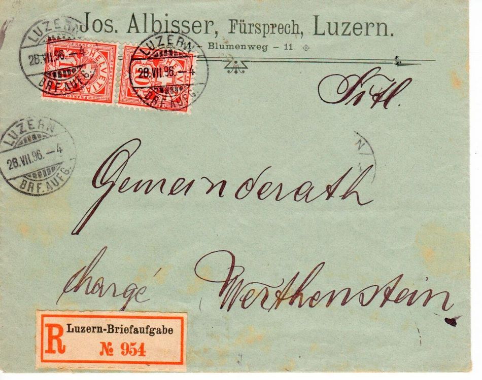 R-Brief Luzern 1896 | Kaufen auf Ricardo