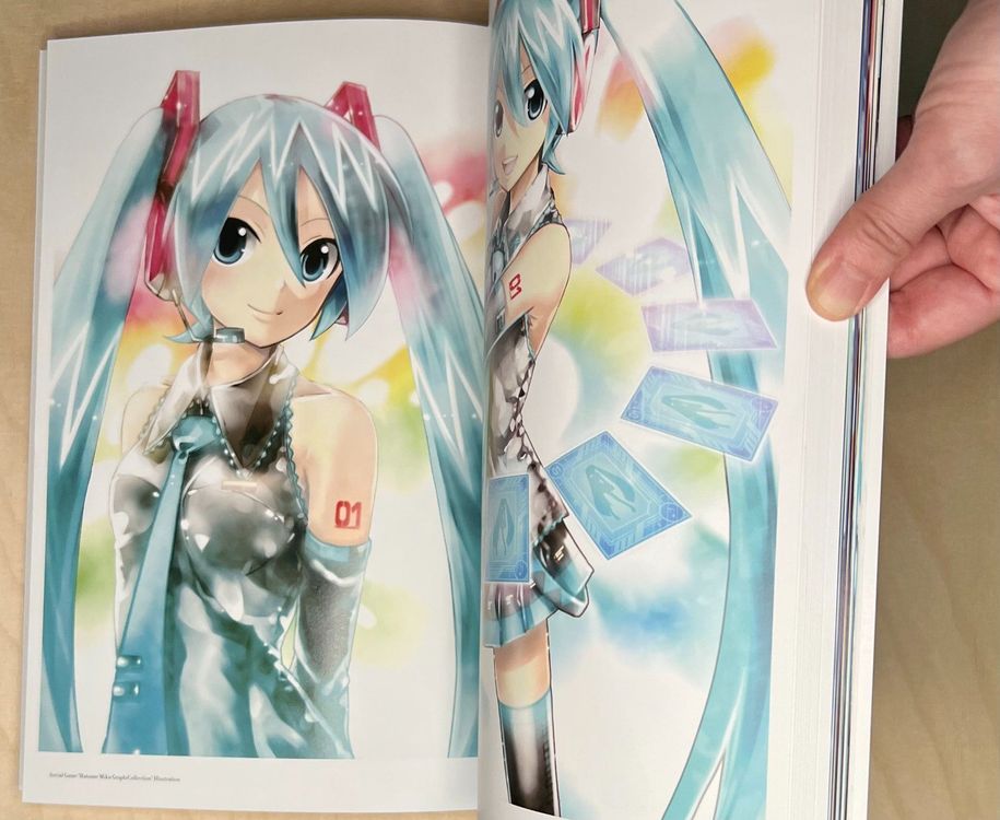 Buch Livre Manga Mikucolor Hatsune Miku Illustration (Neu (gemäss ...
