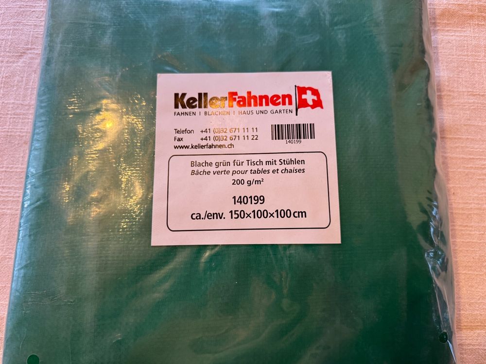 Keller Fahnen Blache Grün 150x100. Neu (Neu (gemäss Beschreibung)) in ...