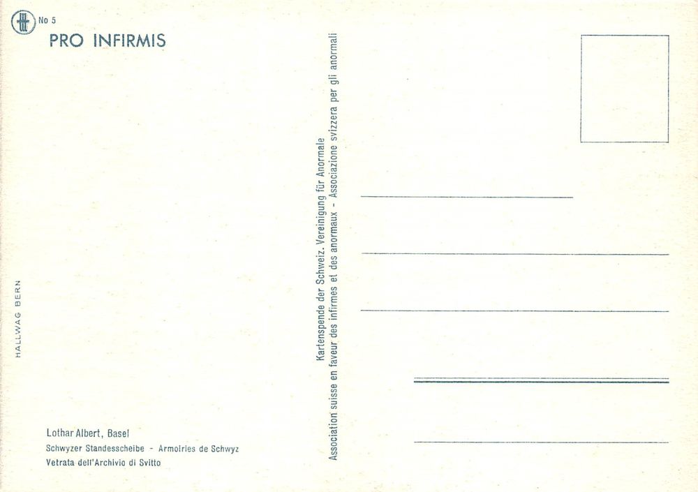 Lothar Albert, Schyzer Standesscheibe, Stand Schwyz | Kaufen auf Ricardo