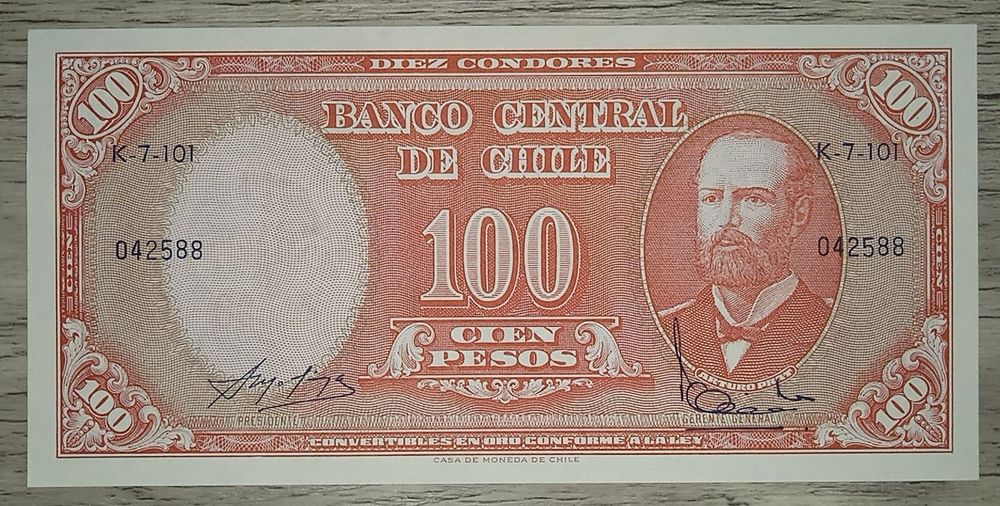 Chile 10 Centesimos sur 100 Pesos UNC | Kaufen auf Ricardo