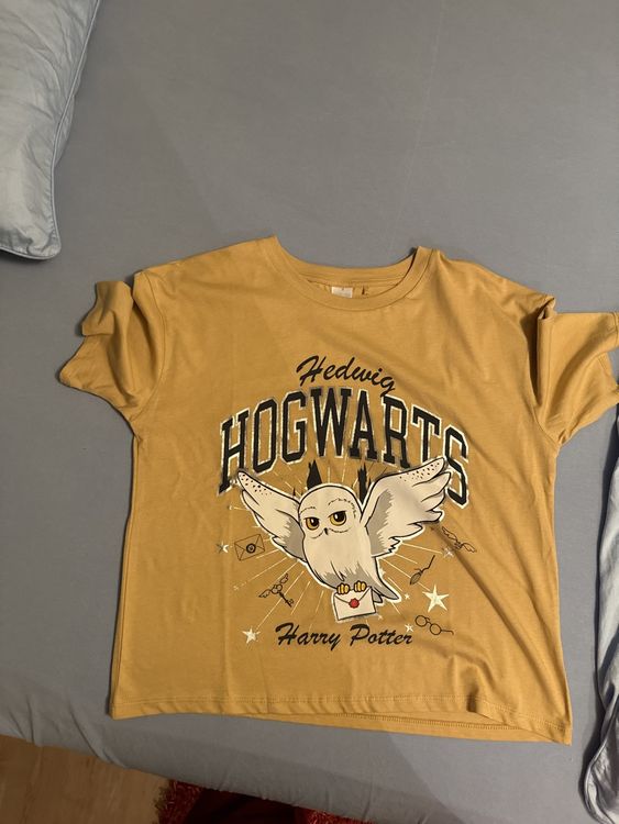 Harry Potter T-Shirt Hedwig Hogwarts Senfgelb Gr. M (Neu und ...