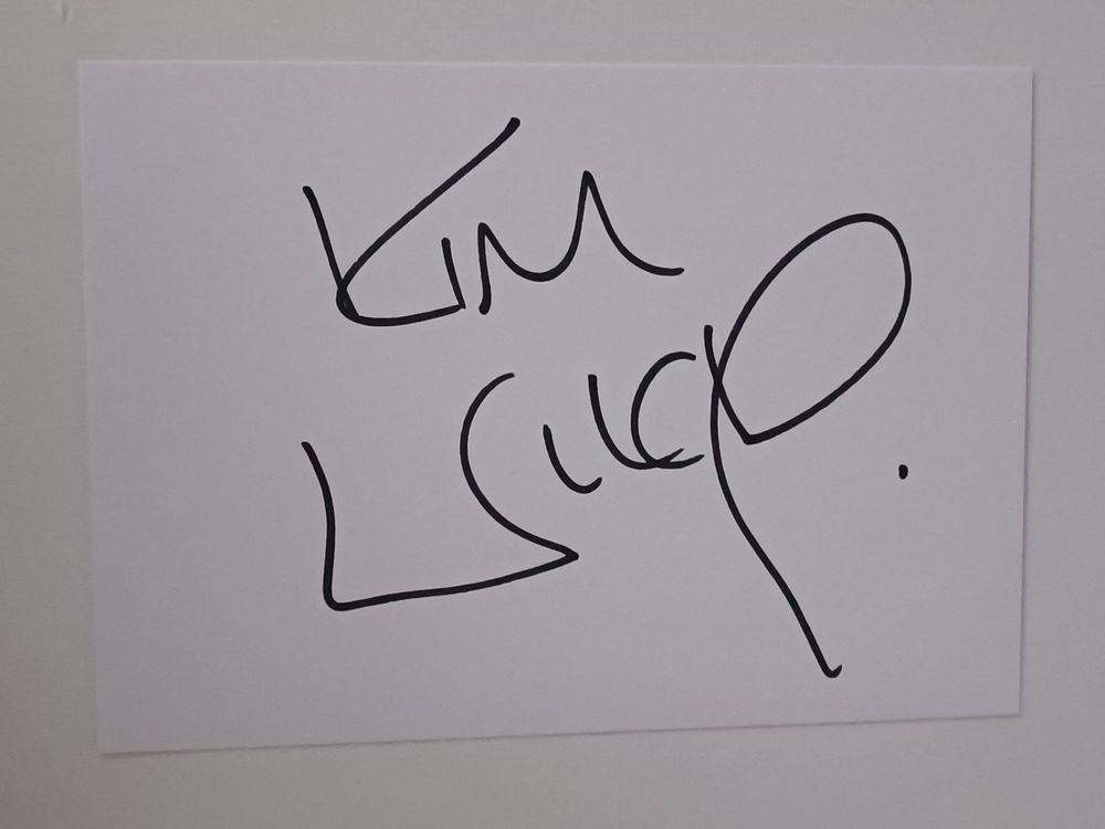 Kim Wilde - original Autogramm (Gebraucht) in Menziken für CHF 25 – mit ...