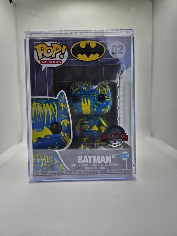 Funko Pop! - Batman Blue & Yellow (SE / Art Series) - Batman (Neu und ...