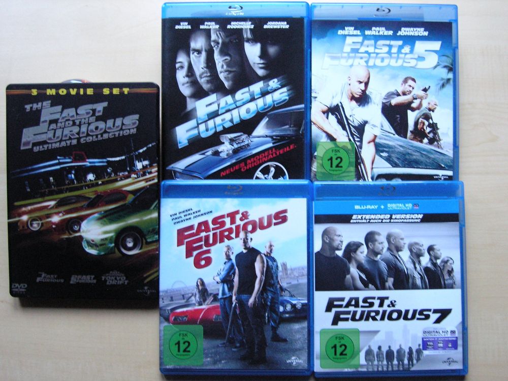 THE FAST AND THE FURIOUS 1 - 7 SAMMLUNG | Kaufen auf Ricardo