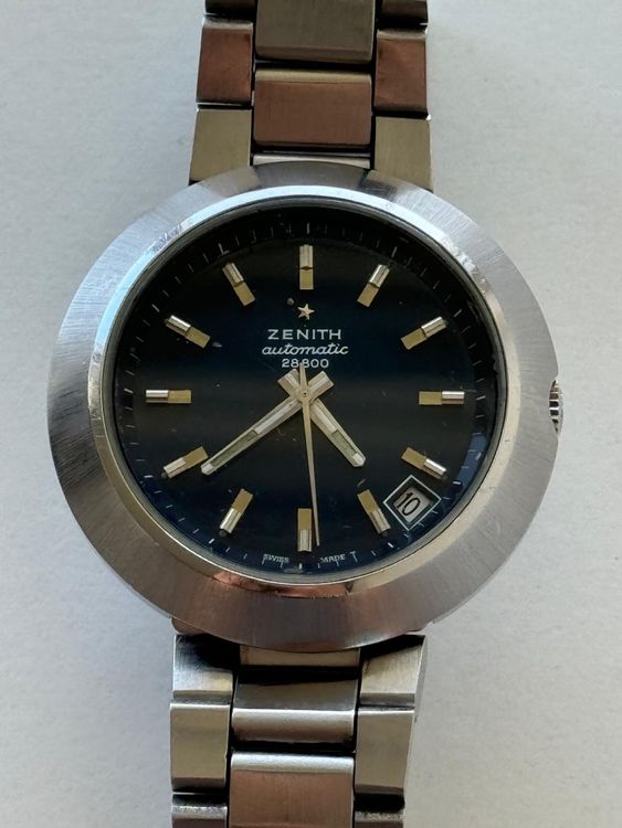 Zenith Automatic 28800 Vintage Herrenuhr Edelstahl Dresswatc (Gebraucht ...