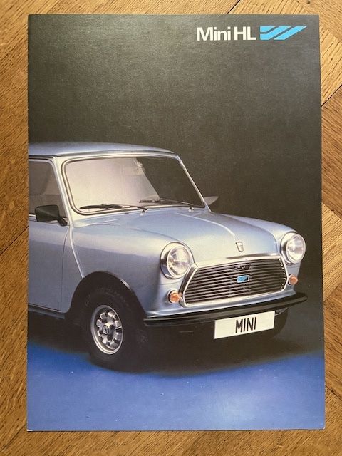 AUSTIN MORRIS MINI HL Prospekt ca 1981 brochure dépliant CH | Kaufen ...