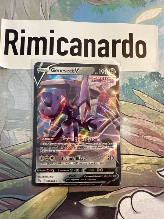 185/264 GENESECT V Fusion Strike Pokemon EN (Gebraucht) in ...