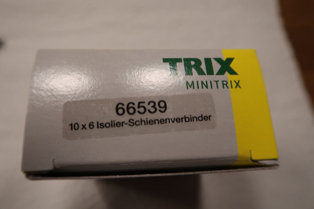 Minitrix Isolier-Schieneverbinder 10x6 66539 (Neu und originalverpackt ...