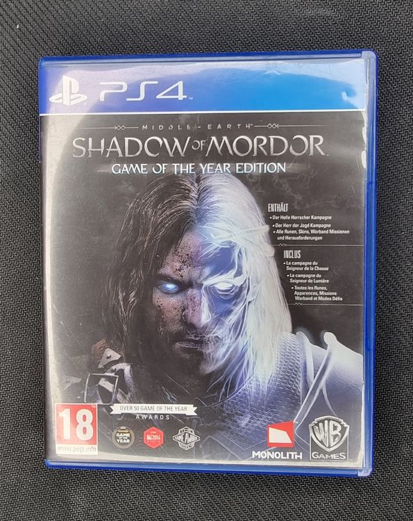 Middle Earth Shadow of Mordor GOTY Edition PS4 | Kaufen auf Ricardo