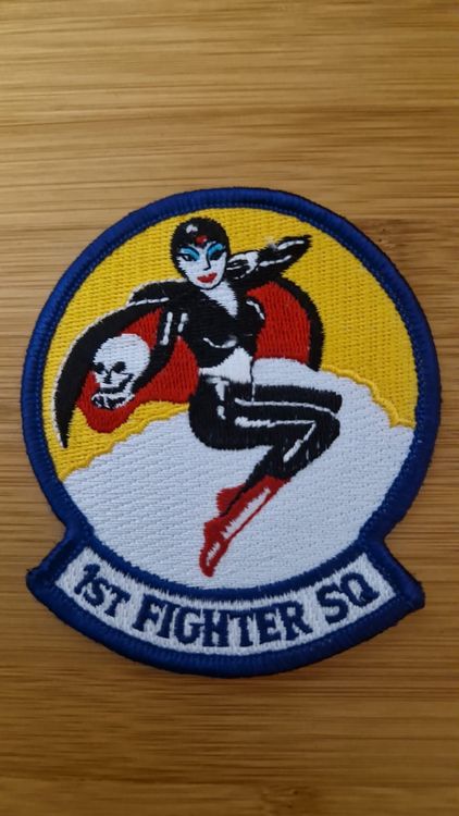 US Air Force 1st Fighter Squadron Patch | Kaufen auf Ricardo