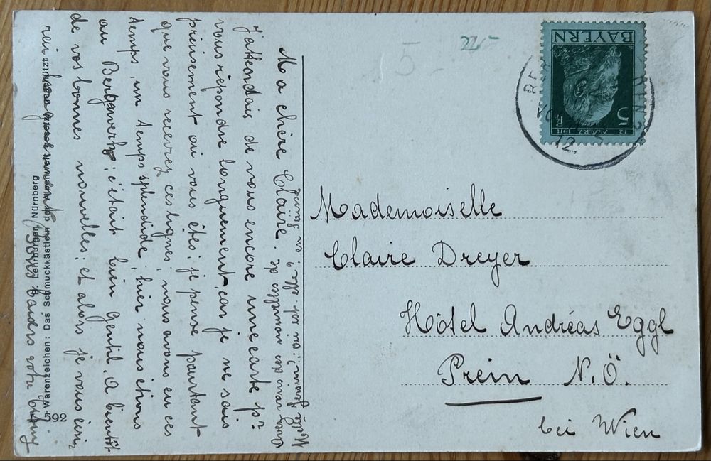 Alte AK Berchtesgaden mit Königsee vom Malerwinkel, gel.1912 (Gebraucht ...