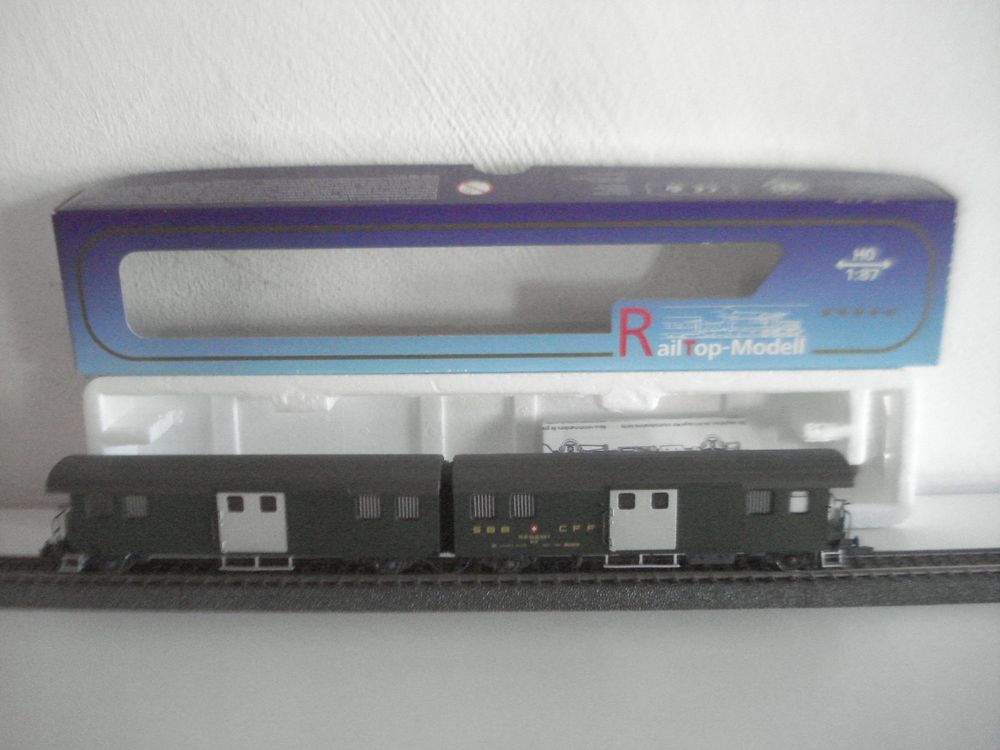 RailTop-Modell H0: Sortierwagen D2-D2 der SBB, 31716, OVP (Gebraucht) in St.Gallen für CHF 74 ...
