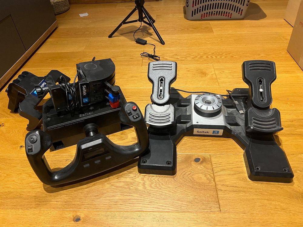 Saitek Pro Flight Yoke System et palonnier -Simulation (D'occasion) à Gryon pour CHF 65 – avec ...
