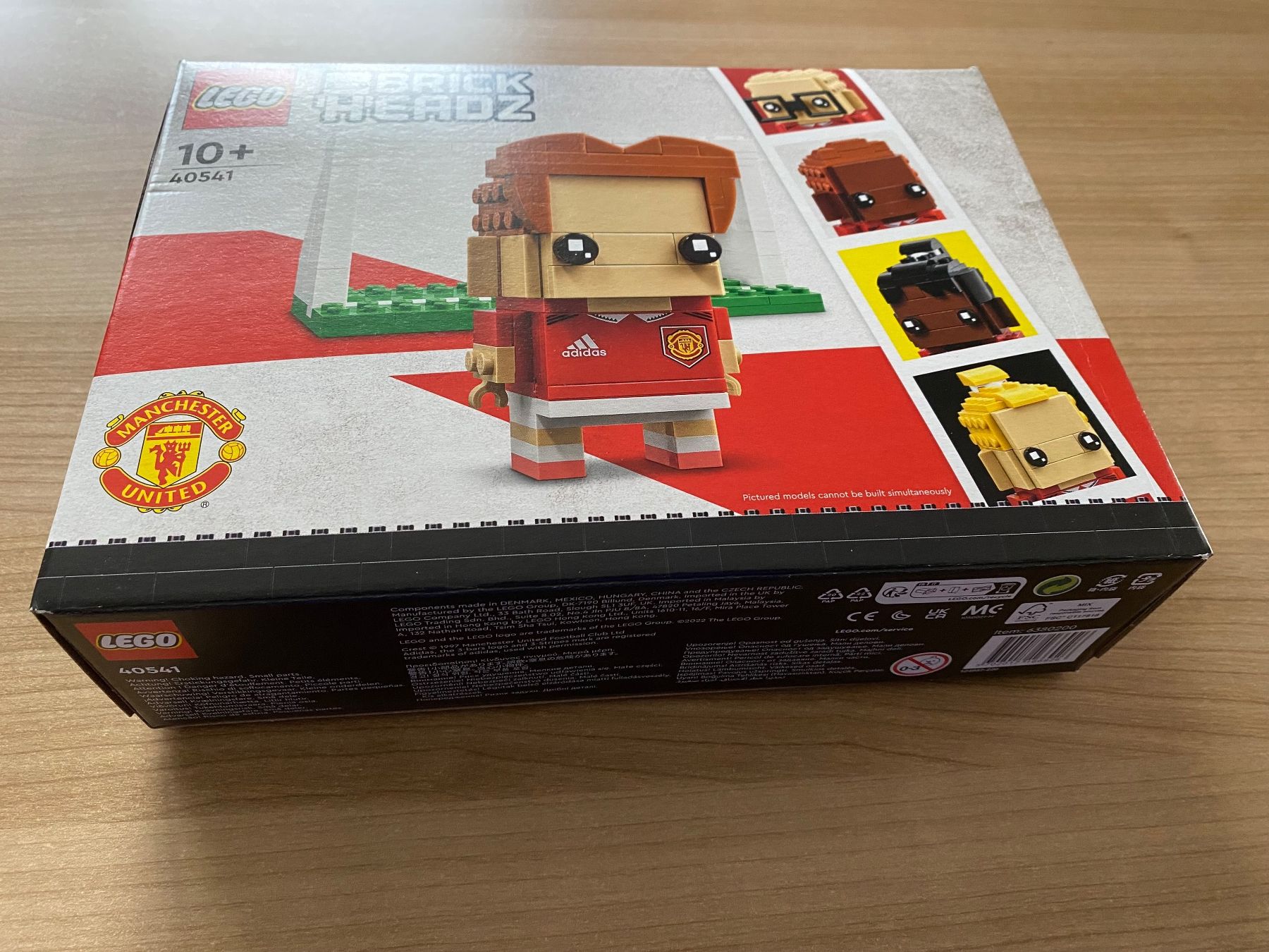 💥LEGO BrickHeadz 40541 Manchester United - Go Brick Me NEU (Neu und ...
