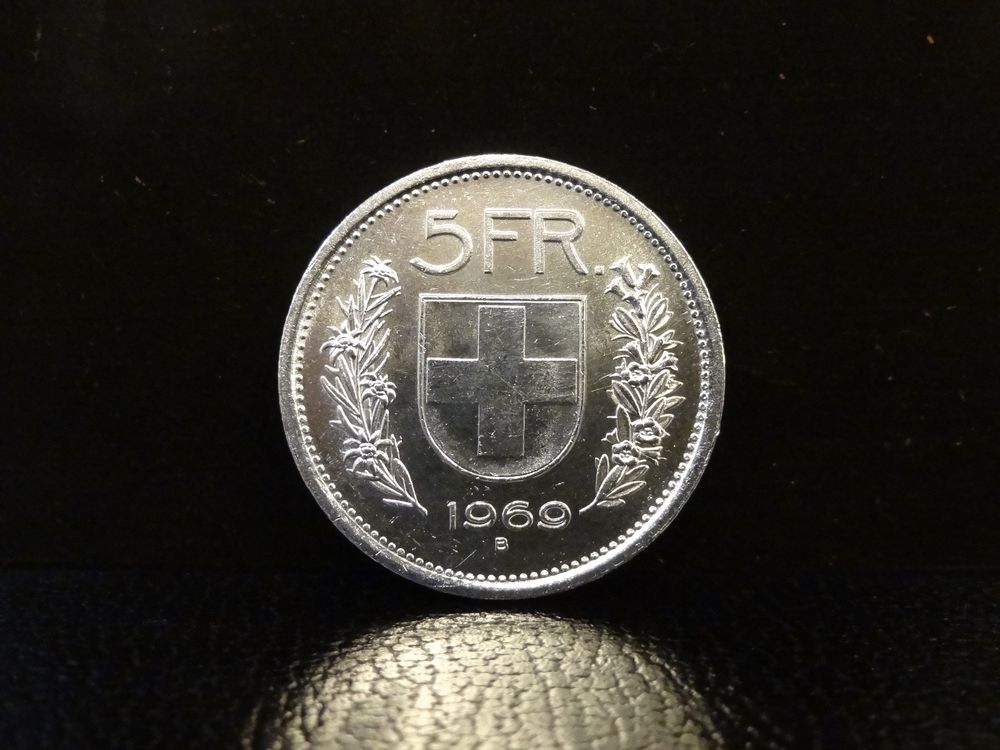 5 Franken Silber 1969 Fünfliber Münze (Gebraucht) in Kerzers für CHF 25 – mit Lieferung auf ...