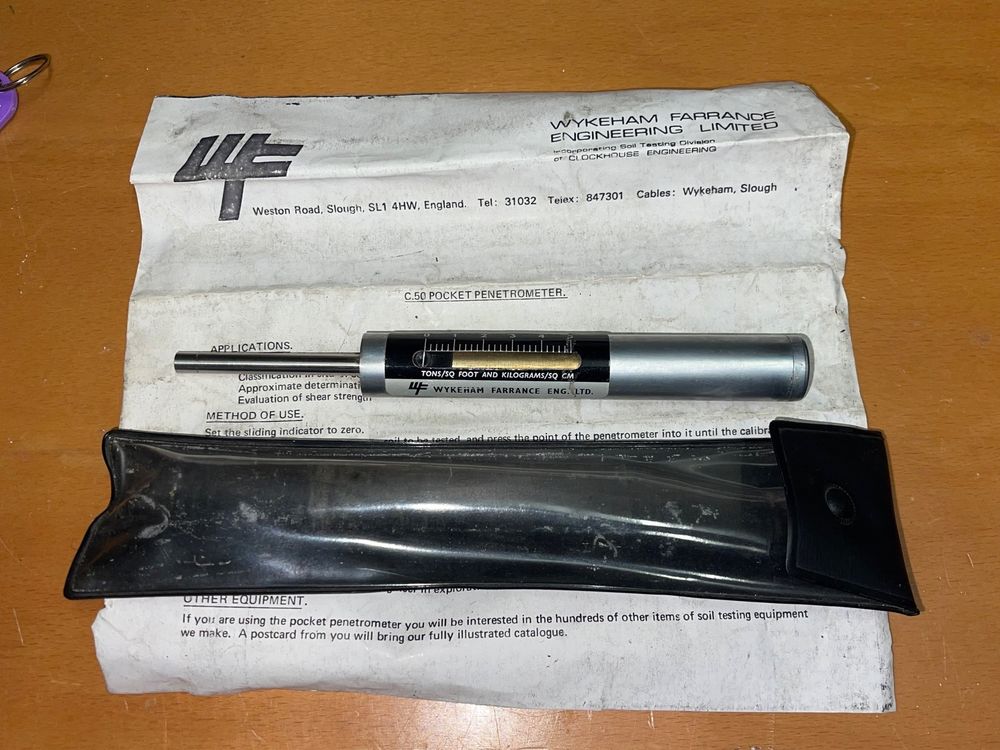 Alte Wykeham Farrance Pocket Penetrometer (Gebraucht) in Kaiseraugst ...