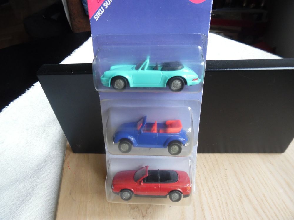 Siku Super Serie Cabrio Set 1815 Porsche Käfer und Audi OVP | Acheter ...