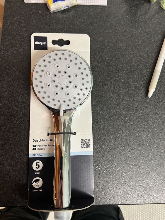 Duschbrause diaqua 5 Strahlarten neu (Neu und originalverpackt) in Burgdorf für CHF 20 – mit ...