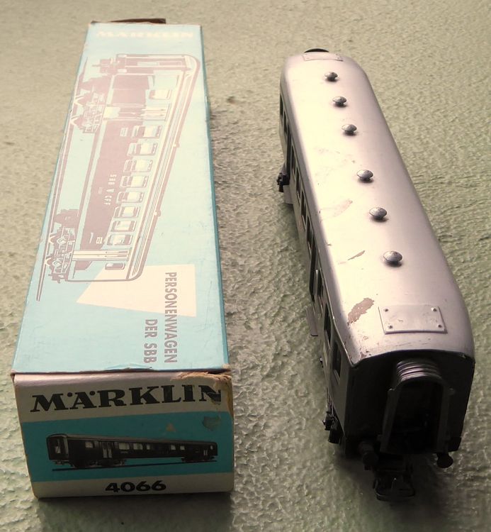 alter original MÄRKLIN 4038 SPUR H0 SBB Personenwagen | Kaufen auf Ricardo