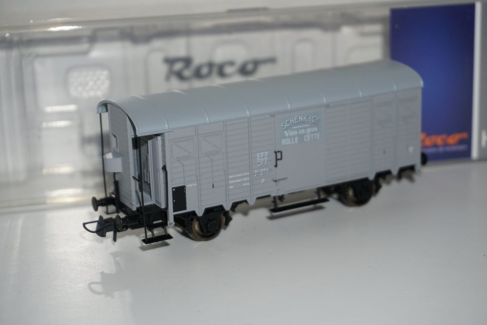 Roco 66201 - SBB gedeckter Güterwagen Schenk Vins K3 H0/DC | Kaufen auf Ricardo