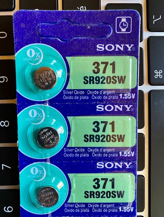 Sony SR920SW 1.55 V knopfbatterie | Kaufen auf Ricardo