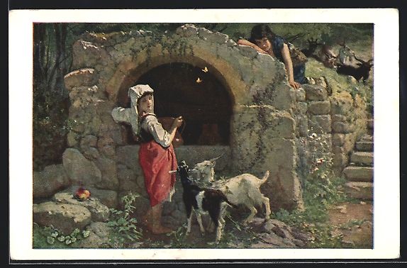 Am Brunnen von Rocca-Ceri, Zwei junge M (Gebraucht) in Berlin für CHF 5 ...