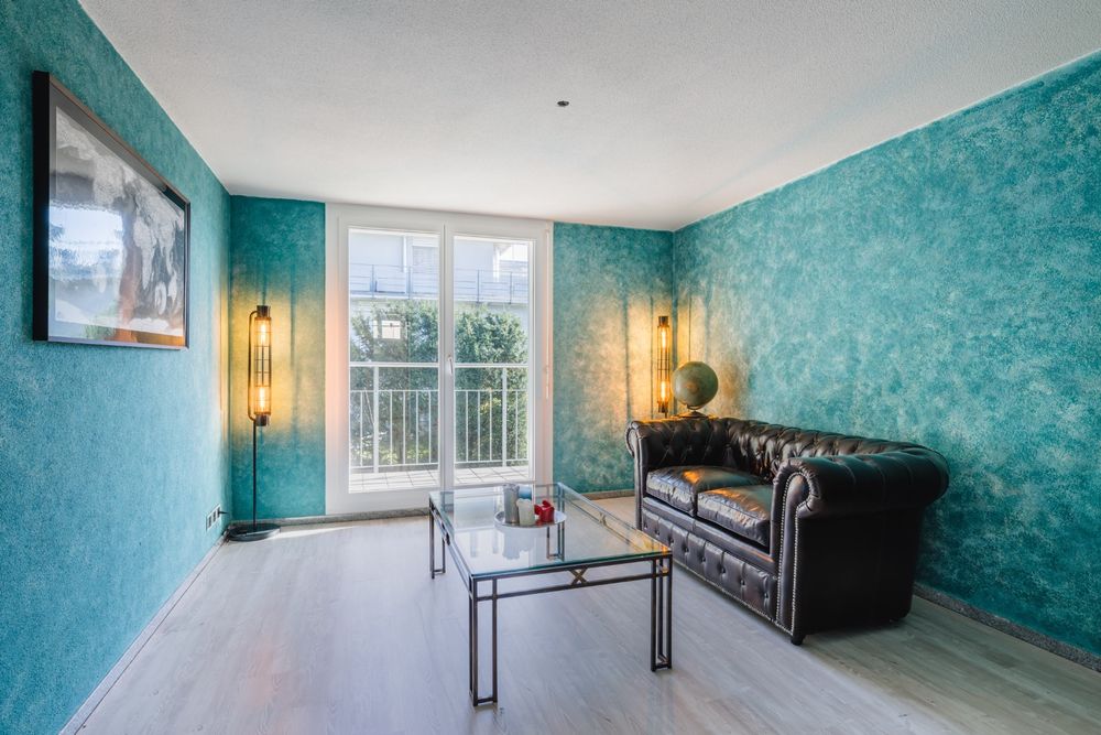 Chesterfield 2er-Sofa Leder in Marron / Mokka | Kaufen auf Ricardo