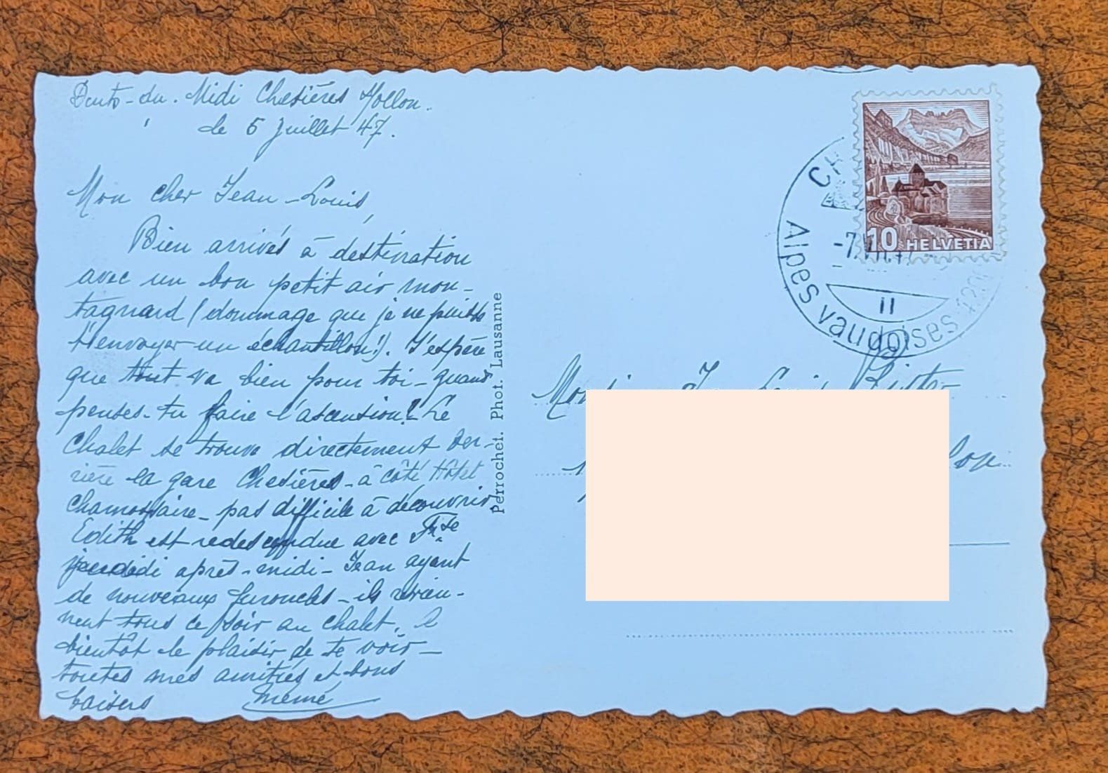 Bex (Vaud) Aigle, Alpes Vaudoises 1947 (Gebraucht) in St Gallen für CHF ...