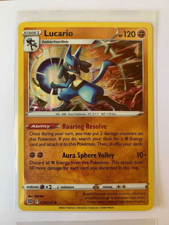 Pokémon Brilliant Stars Lucario Holo | Kaufen auf Ricardo