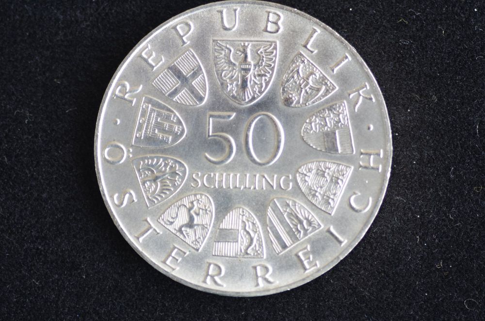 Rep. Österreich 50 Schilling 80. Geburtstag Ing.Julius Raab (Gebraucht ...