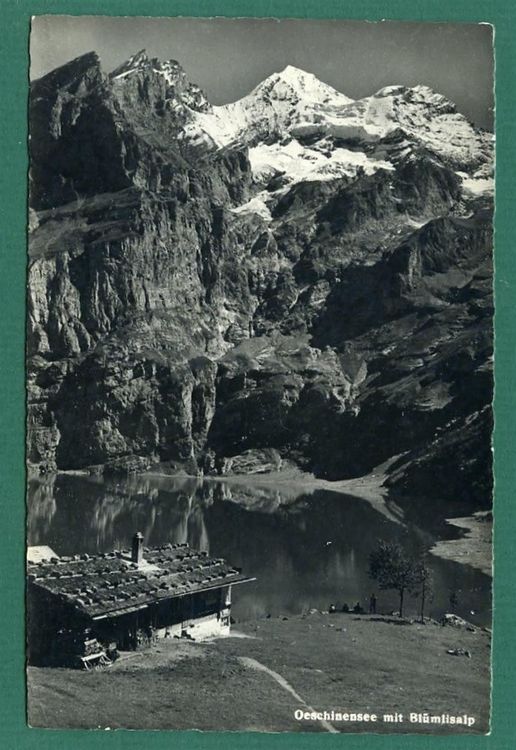 Oeschinensee mit Blüemlisalp, 1961 (Gebraucht) in Sargans für CHF 1 – mit Lieferung auf Ricardo ...
