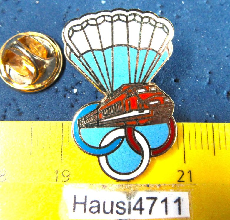 TGV ZUG BAHN AM FALLSCHIRM PIN ENAMEL28mm (Gebraucht) in Ettingen für CHF 1.95 – mit Lieferung ...