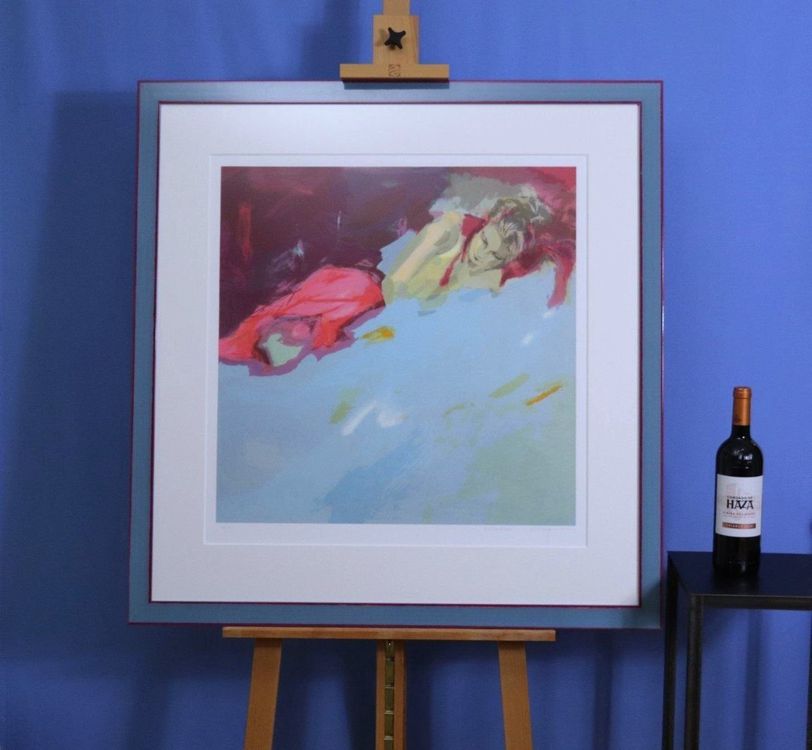 Christine Comyn (1957), Lithographie, E. A. handsigniert (Gebraucht) in ...