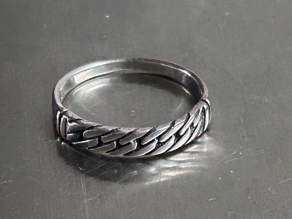Silberring Panzerkette Gr. 50/52 markant & elegant | Kaufen auf Ricardo