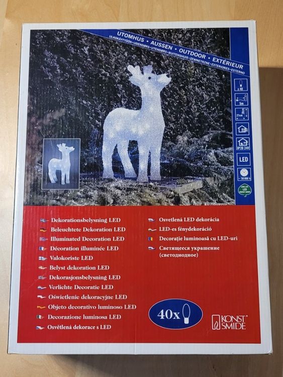 LED Acryl Rentier Konstsmide | Kaufen auf Ricardo