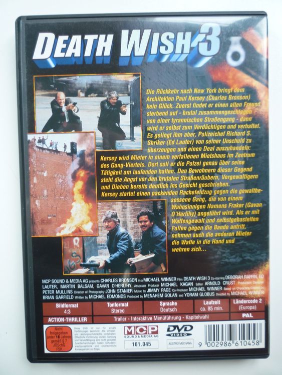 Death Wish 3 Klassiker 1985 Charles Bronson (Gebraucht) in Münchenstein für CHF 5 – mit ...