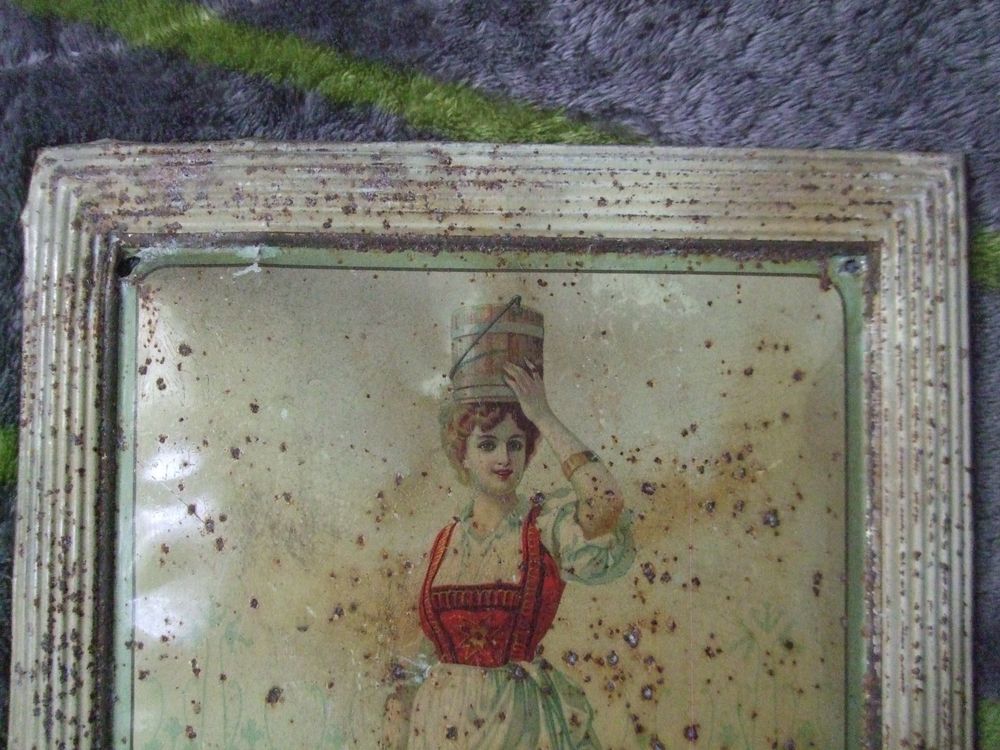 Schild Milchmädchen Anglo-Swiss Condensed Milk Co. / Nestle (Gebraucht ...