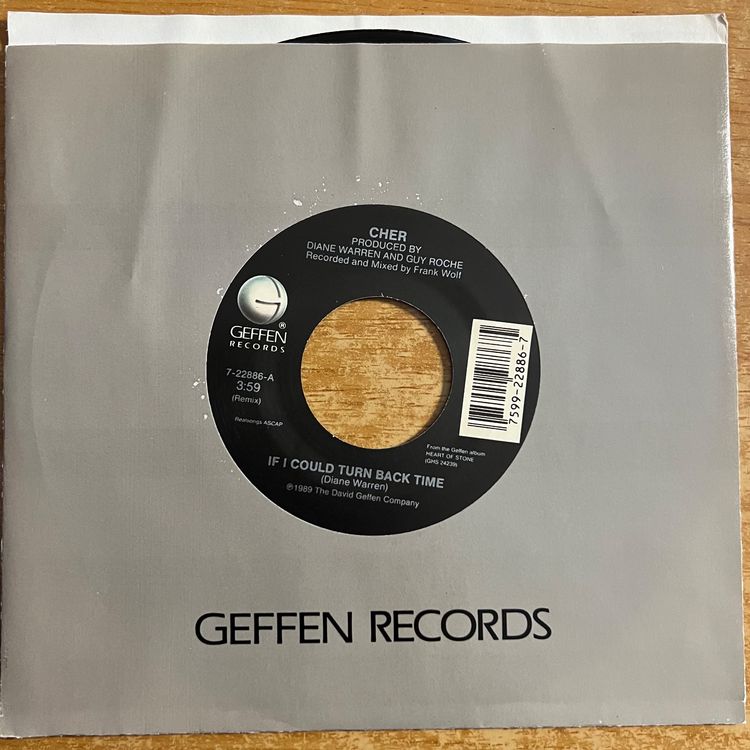 Cher - If I Could Turn Back Time / 1. US-Press. 1989 - TOP (Gebraucht ...