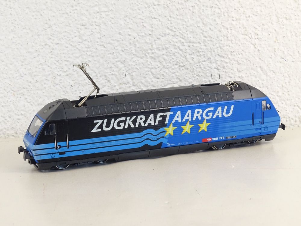 Roco 43655 Zugkraft Aargau Re 460, SBB/CFF, DSS, H0,GS/DC | Acheter sur ...