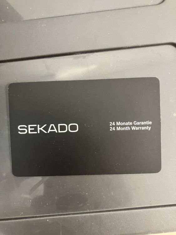 SEKADO Ultimate Herrenuhr Chronograph schwarz Edelstahl (Neu (gemäss ...