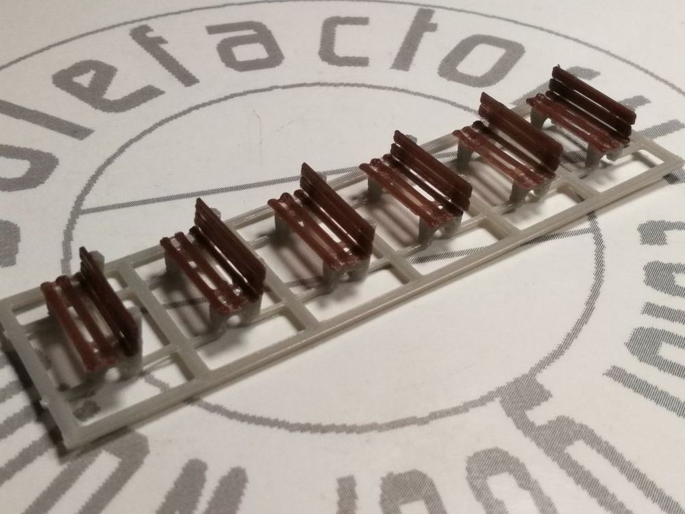 Mini-Bausatz Parkbänke Spur N, 8 Stück (Neu und originalverpackt) in ...