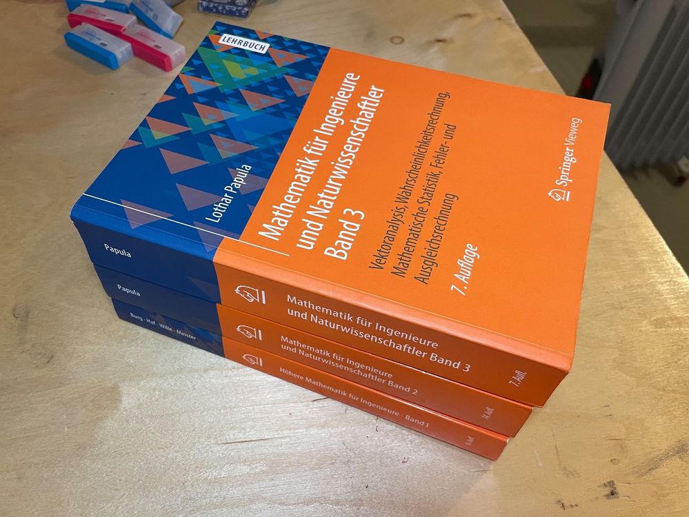 Lothar Papula Studienbücher Engineering Band 1, 2 und 3 (Gebraucht) in ...