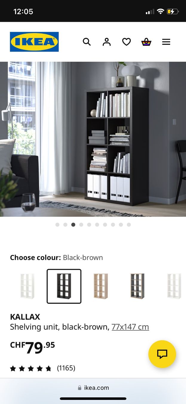 Np 79fr!! Good condition) Ikea Kallax 4*2 (Gebraucht) in Rotkreuz für ...