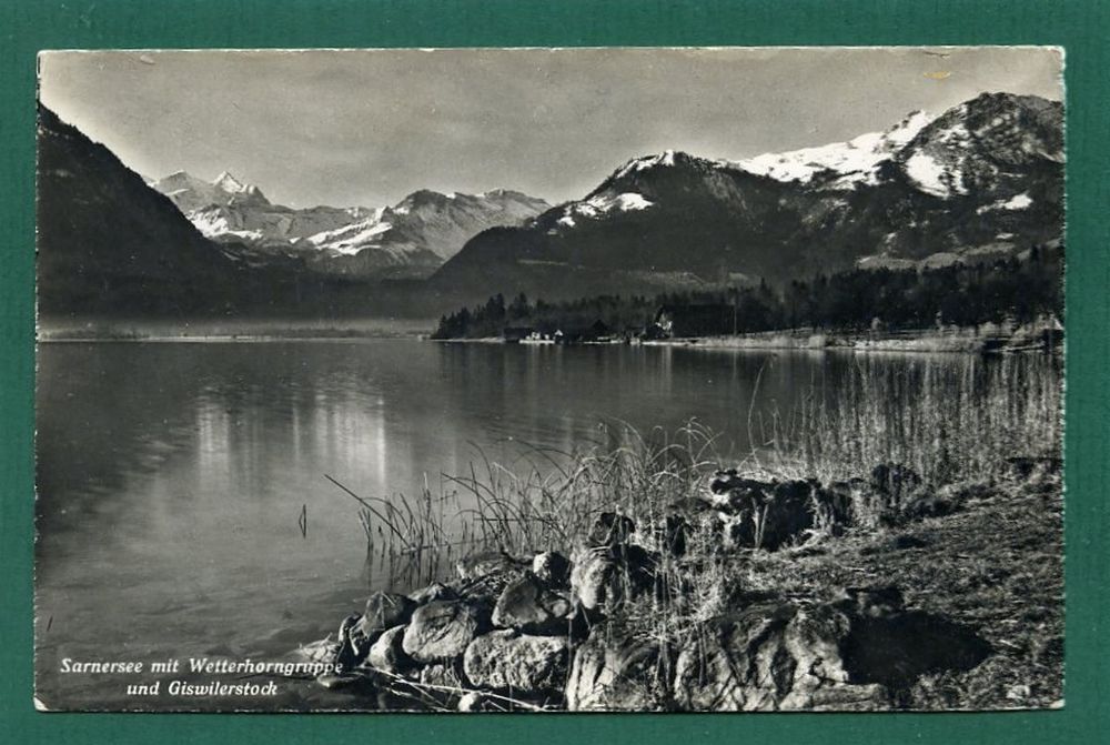 Sarnersee mit Wetterhorngruppe und Giswilerstock (Gebraucht) in Sargans für CHF 1 – mit ...