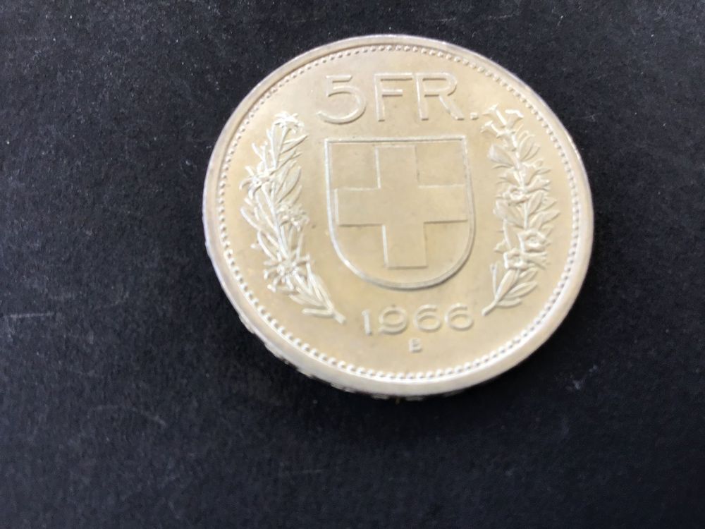 5 Franken 1966 (Gebraucht) in Stetten AG für CHF 8 – mit Lieferung auf Ricardo kaufen
