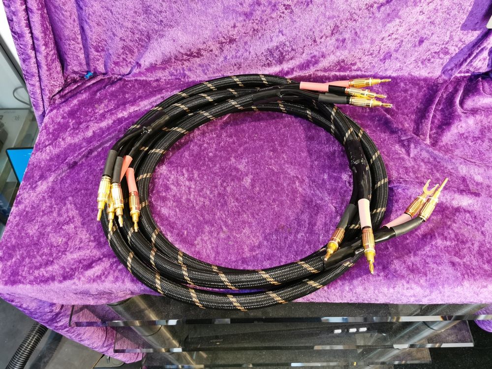 VINCENT Bi-Wiring Highend-Lautsprecherkabel ! 2 x 2,5 Meter | Kaufen ...