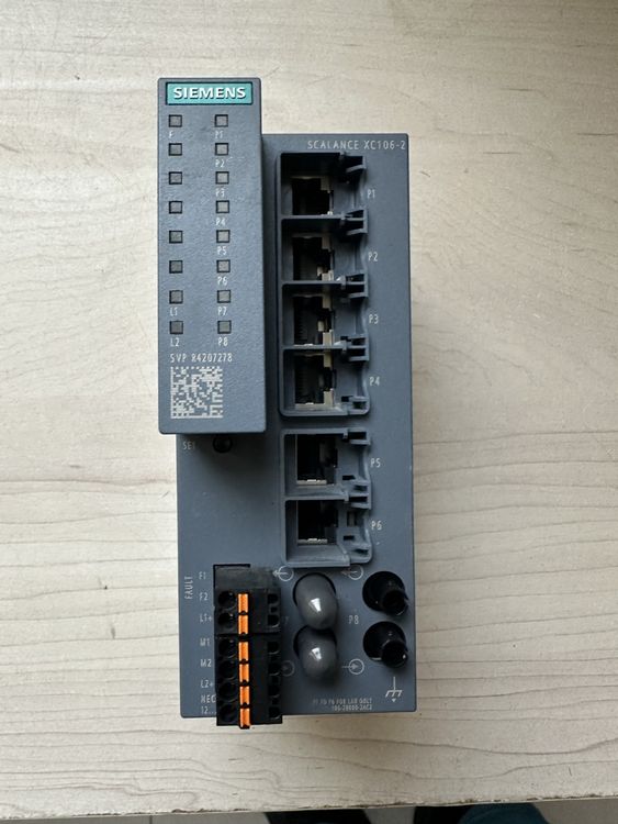 Siemens Scalance XC106-2 100Mbit Fiber Switch | Kaufen auf Ricardo