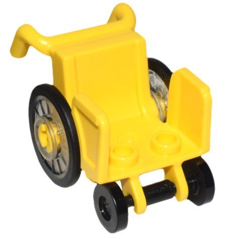 LEGO 80440c01 Minifigure, Utensil Wheelchair / Rollstuhl (Neuf avec ...