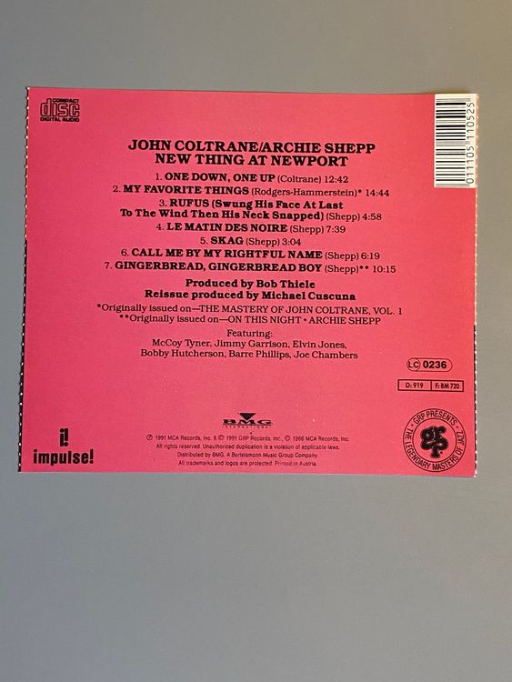 Coltrane John / Stepp Archie (CD) Jazz | Kaufen auf Ricardo